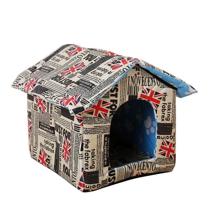 Niche Pour Chien Ou Chat Maison Toit Amovible étanche Intérieur ...