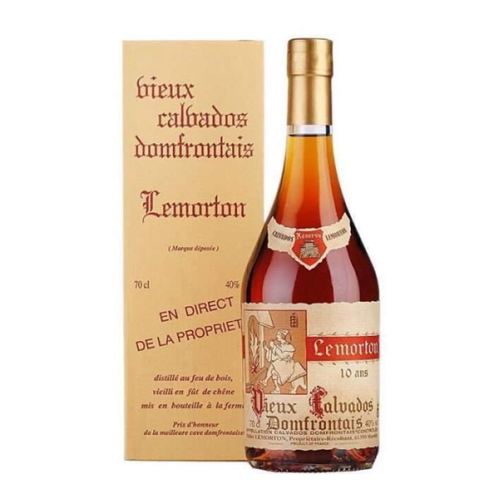 Calvados Didier Lemorton - Calvados réserve 10 ans 70cl 40% - Made in ...