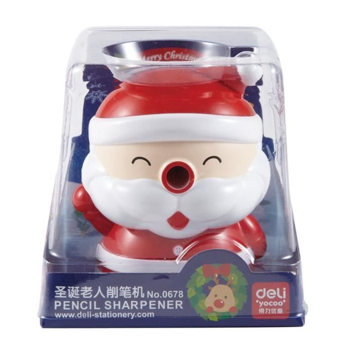 CHARCUTERIE Mignon Père Noël Forme crayon école Bureau crayon-rouge ...