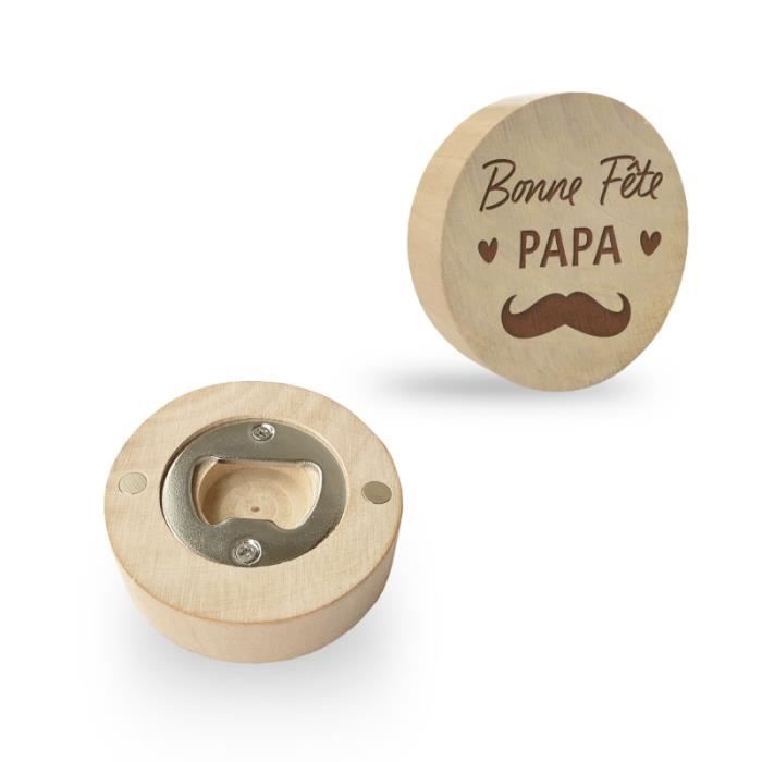 Decapsuleur en bois personnalisé - Décapsuleur biere magnet frigo ...