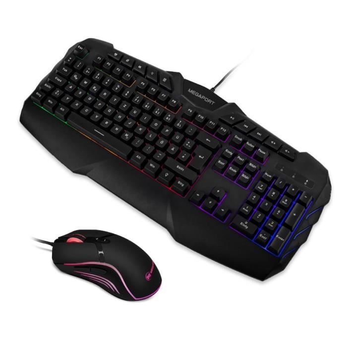 Megaport Gaming Clavier & Souris Set - Cdiscount Informatique