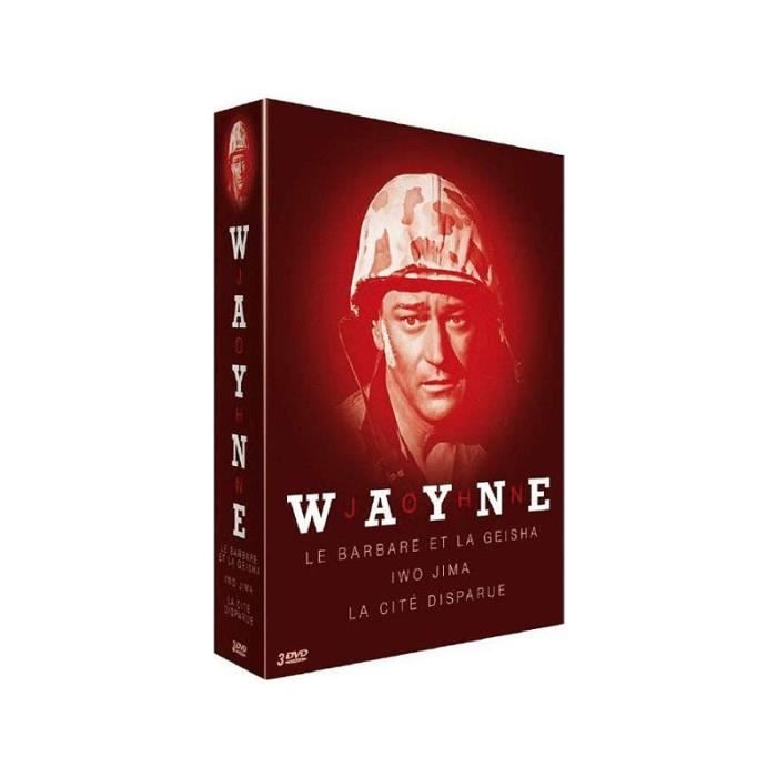 Coffret John Wayne 3 Films : Le Barbare Et La Geisha Iwo Jima La Cité ...