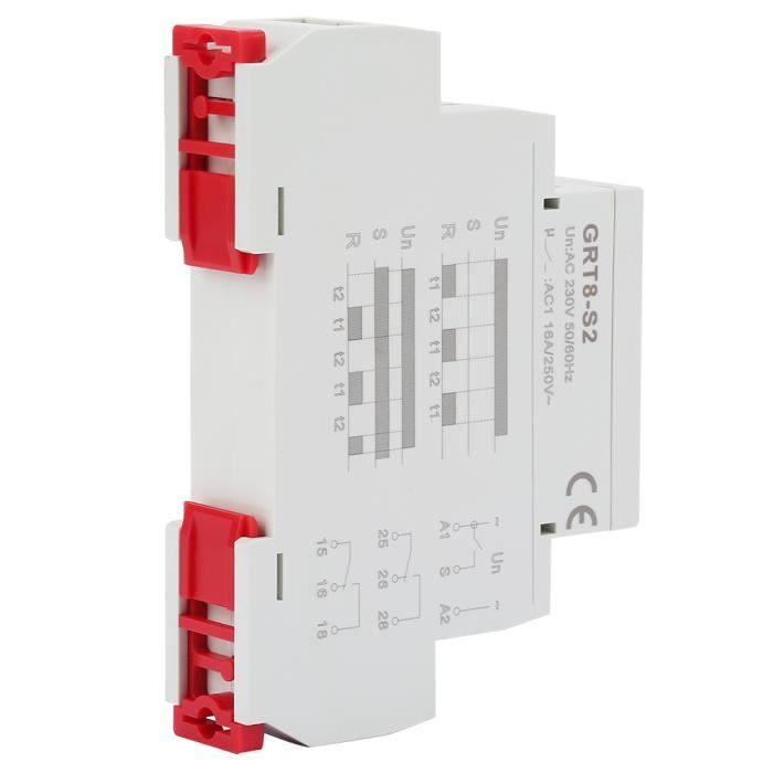 Omabeta Relais De Minuterie à Cycle De Répétition Grt8 S2 Mini Relais De Minuterie De Cycle