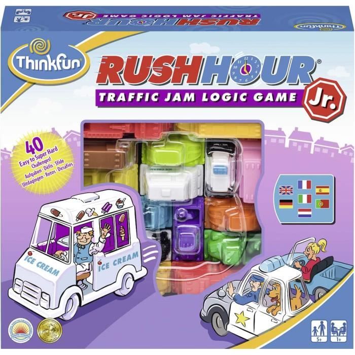 RAVENSBURGER Think Fun Rush Hour Jr. (76337) Multicolore - Cdiscount ...