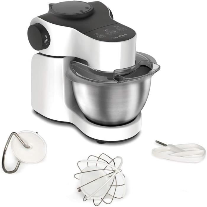 Wizzo Robot Pâtissier, Bol Inox 4L, Kit Patisserie, Fouet Flex Breveté ...