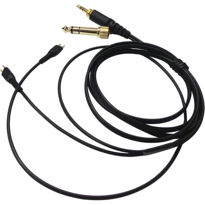 Câble de rechange OFC compatible avec Sennheiser HD25, HD 25-1, HD25-1 ...