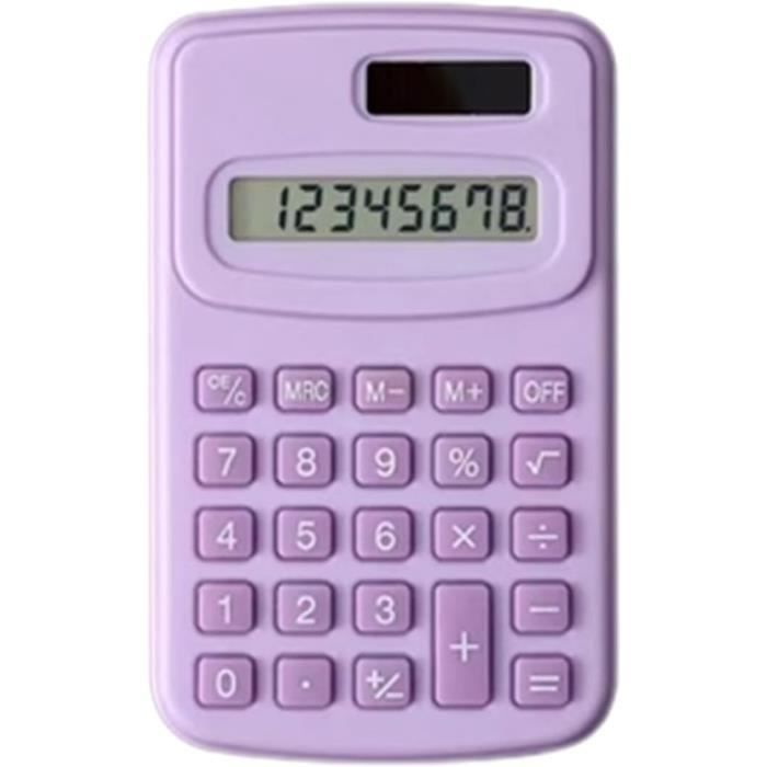 Mini Calculatrice Électrique Portable pour École Primaire, Bureau À ...