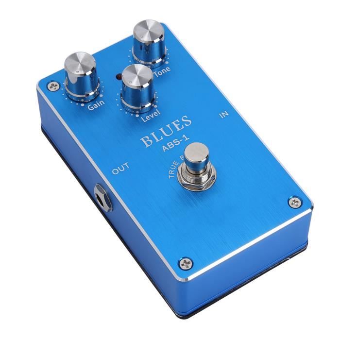 Tbest Pédale d'effet guitare Blues Guitar Effect Pédale True Bypass ...