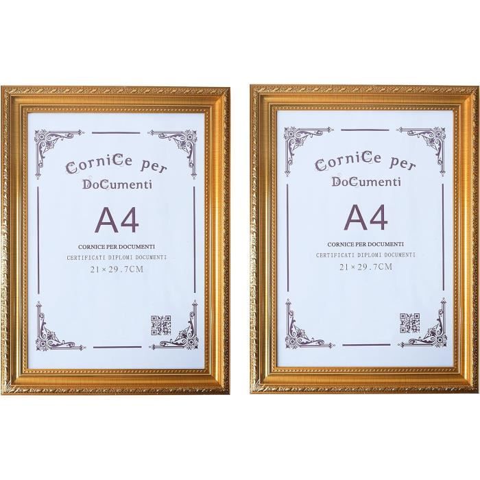 Cadre Photo A4 Mural Avec Verre Plexiglas, Cadre Pour Documents ...