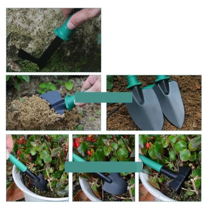 VGEBY pelle de Gadget d'empotage de jardin 10 Pièces Ensemble D'Outils ...