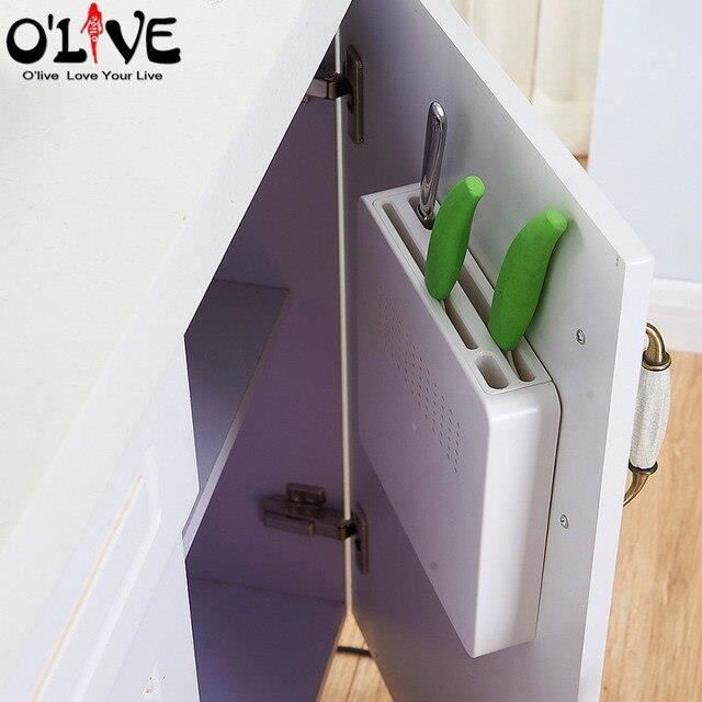 PROTECTION DES COUTEAUX,WHITE--Bloc porte couteau caché, bloc de ...