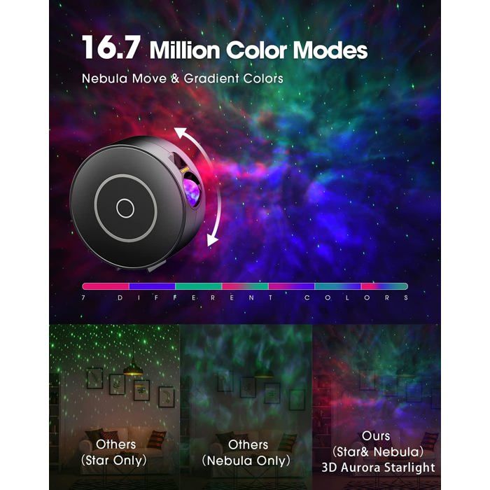 WiFi Projecteur de Ciel étoilé Intelligent Haute Définition Système de ...