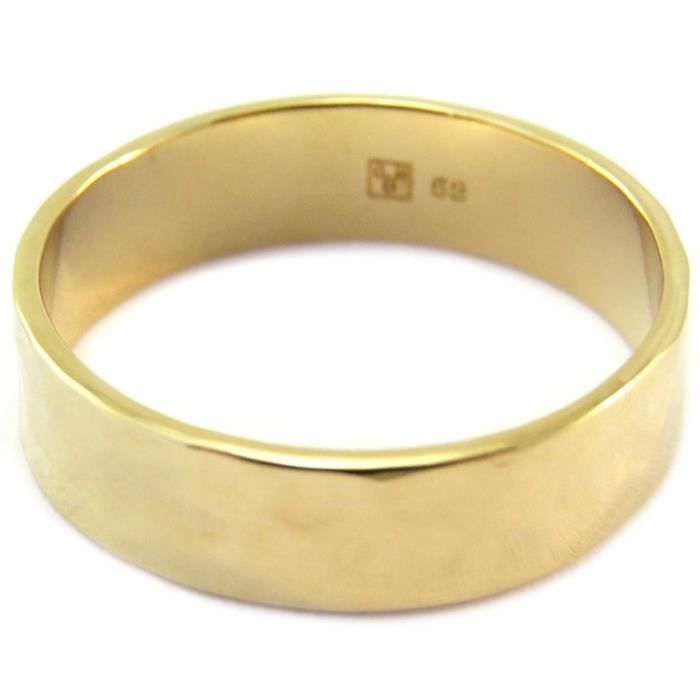 Bague Plaqué Or 'Cleopatra' doré martelé - 5 mm [P2433] Jaune - Achat ...