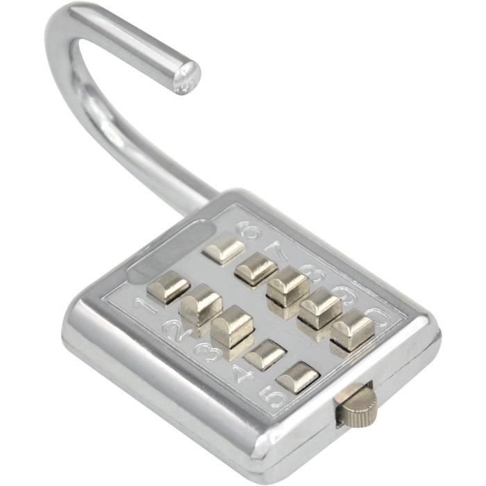 TRIXES Cadenas à combinaison de 10 chiffres 38 mm46 - Cdiscount Bricolage