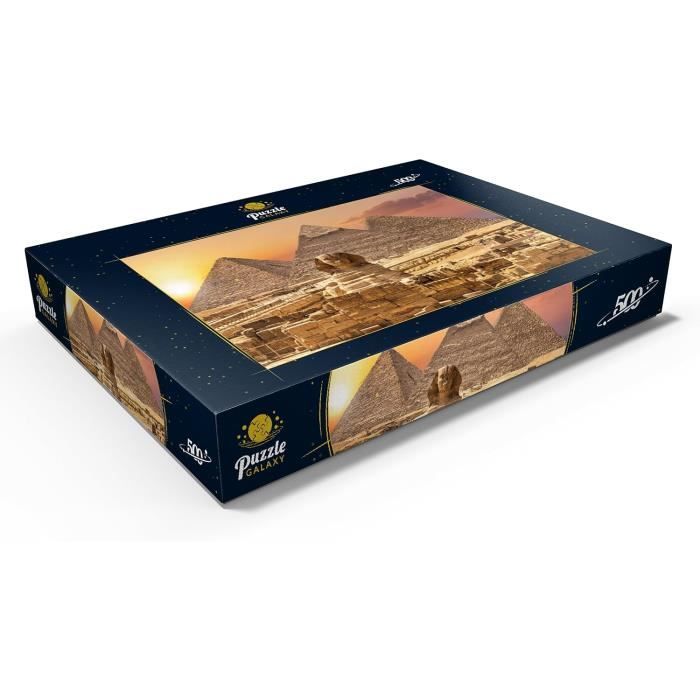 Le Sphinx Et Les Pyramides, Gizeh, Égypte - Premium 500 Pièces Puzzle ...