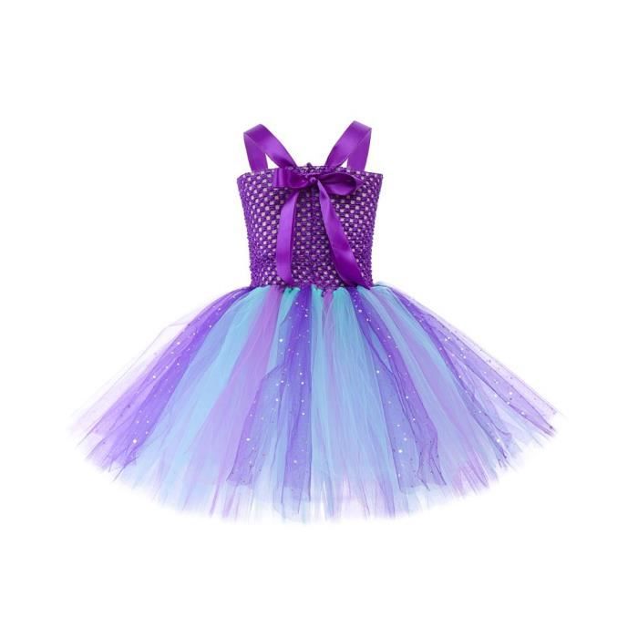Robe Tutu sirène Pastel Ariel pour filles Costume de fête d ...