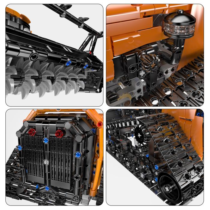 Mould King 17086 Jouets techniques de camion La machine récupération RC ...