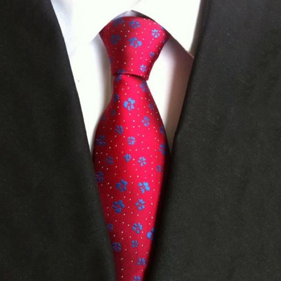 CRAVATE Homme - Cravate fleurie à fleurs de mode décontractée style 1 ...