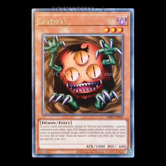 Carte YU-GI-OH MRD-FR069 Sangan - Cdiscount Jeux - Jouets