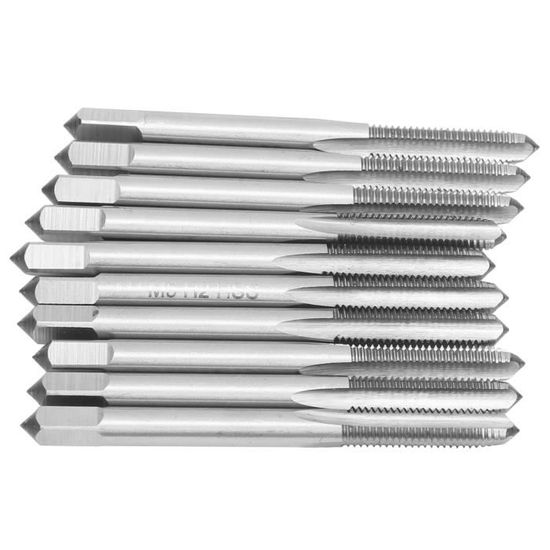 Taraud machine 10 pièces M5x0.8 H2 HSS - EJ.LIFE - Cdiscount Bricolage