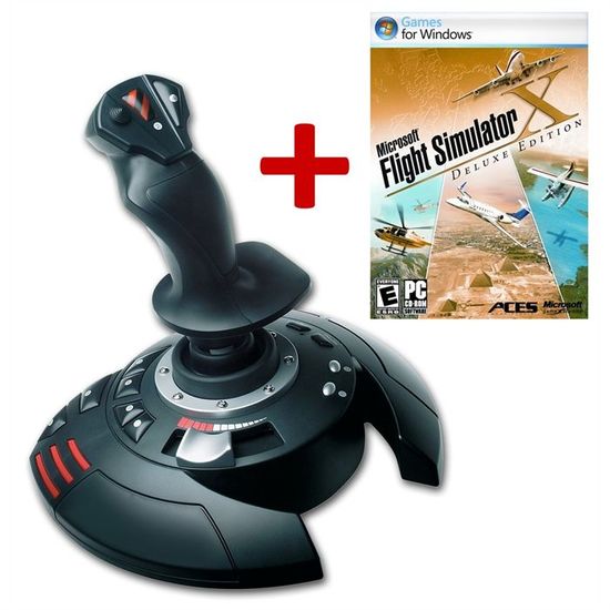 Thrustmaster T.Flight Stick X PC/PS3 + Flight Simu - Cdiscount Informatique