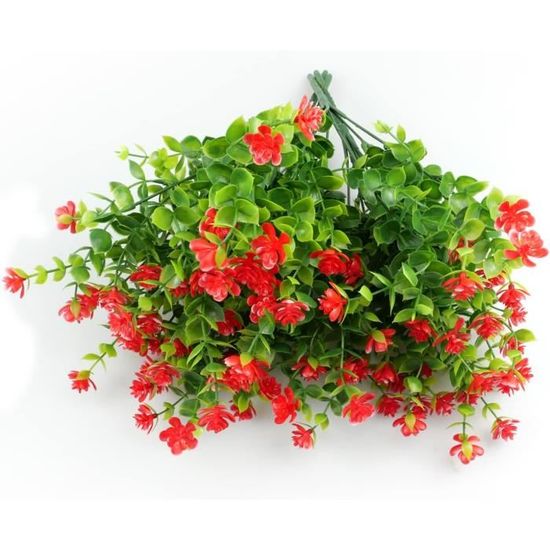 Hocadon 4 Pièces Arbustes de Verdure Artificielle, Artificielle Faux ...