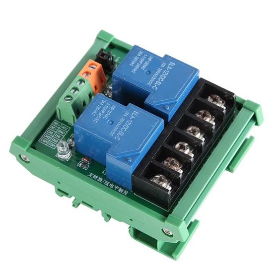 Module Relais 12V 30A 2 Canaux avec Isolation Optocoupleur SMD pour ...