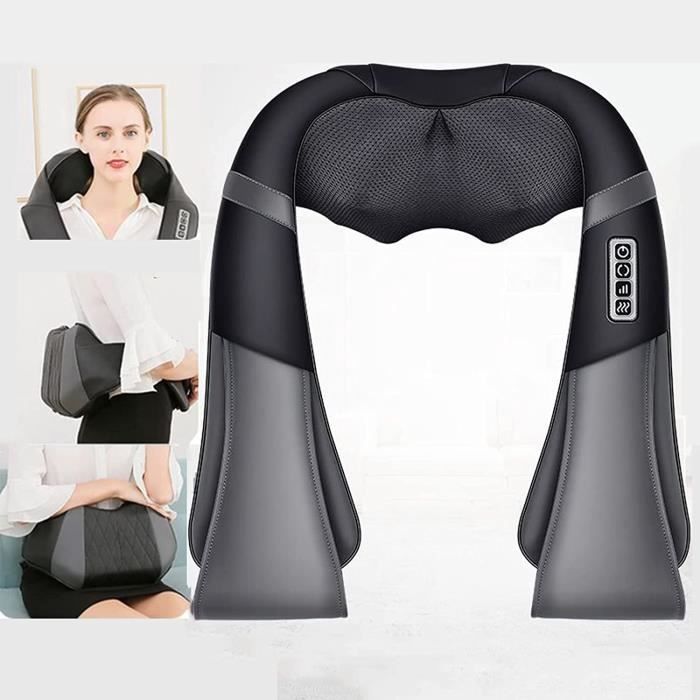 Masseur Cervical Shiatsu Avec Chauffant Et Timing Fonction 3 Vitesses