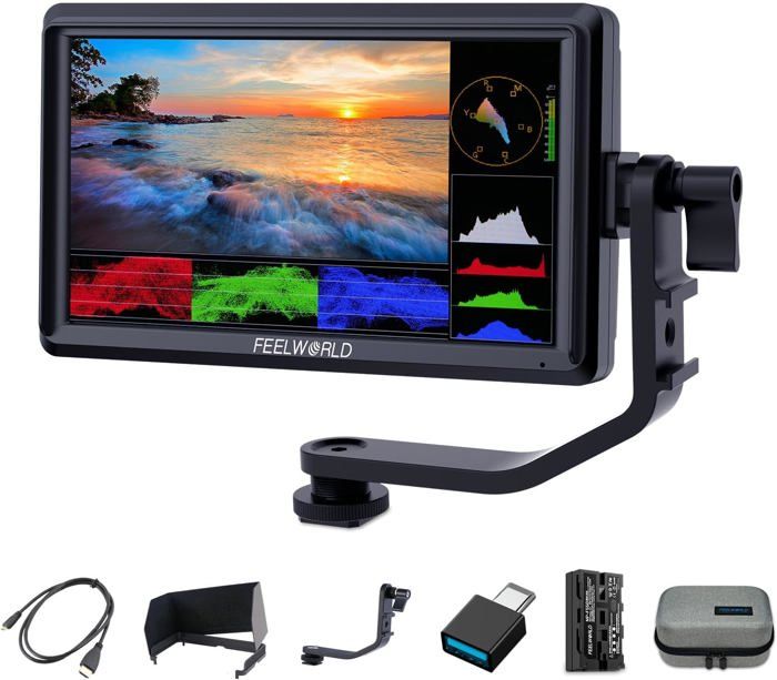 Fw568 V3 Moniteur De Champ Pour Appareil Photo Reflex Numérique 6" Avec ...