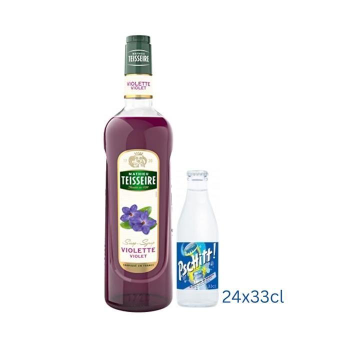 Lot sirop & limonade : Sirop Teisseire Violette 1L – Limonade Pschitt ...