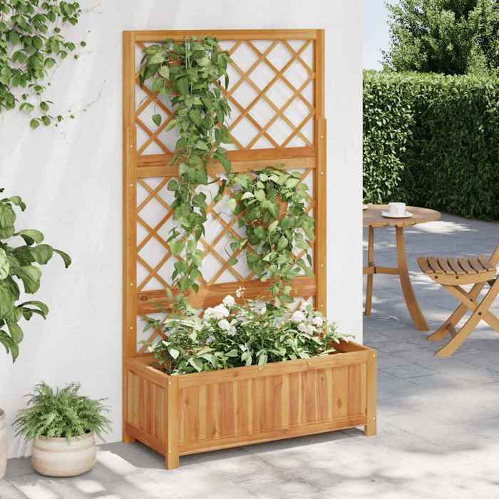 Lemon Jardiniere plantes fleurs jardin - vidaXL - Lit surélevé avec ...