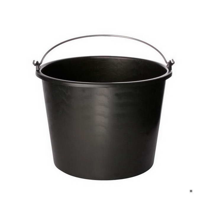 Seau 12L noir - Cdiscount Au quotidien