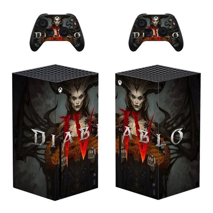 Style 1 - Autocollant Diablo IV Style Xbox Series X Skin pour console ...