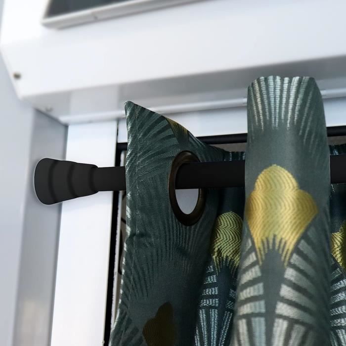 Tringle à rideau fixation par pression extensible sans perçage sans ...