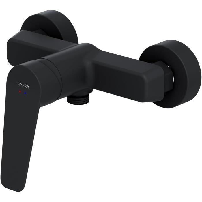 Mitigeur Douche À Économie D'Eau, Robinet Monocommande Sans Bec, Noir ...