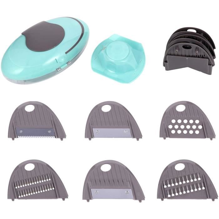 Coupe-Légumes à 6 Lames Hachoir à Légumes Coupe-Légumes Râpe ...