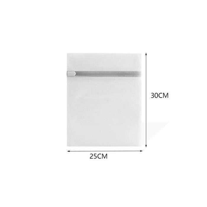 Filet fin 25x30cm Sacs à linge en filet de Polyester à cordon de ...