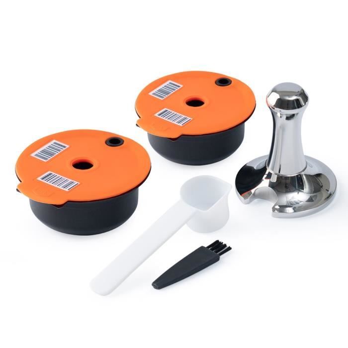 180 ml - prune - Capsules de café expresso, écologiques, rechargeables ...