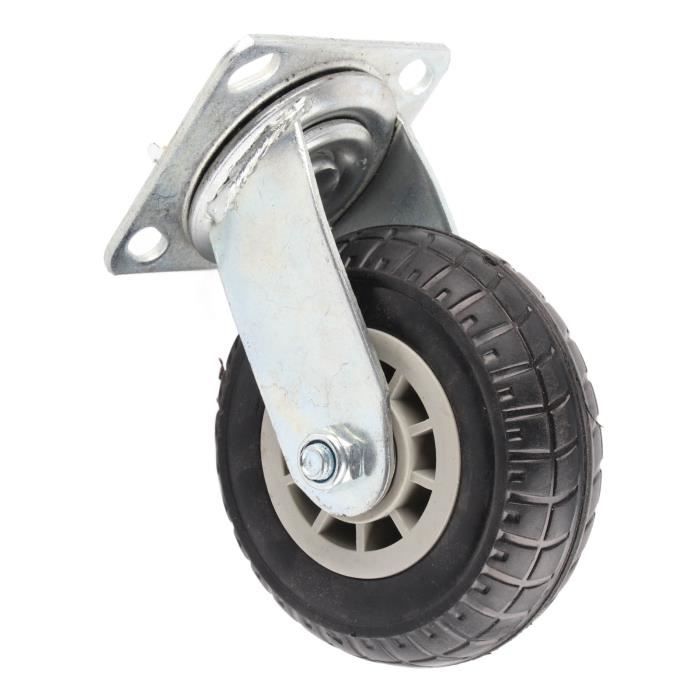 Roulette - CIKONIELF - 150 mm - Charge maximale 150 kg - Caoutchouc ...
