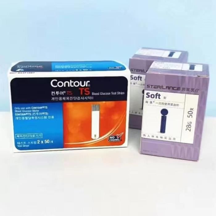 Contour Ts Test Strips 100's + Lancets 100's - Cdiscount Santé - Mieux ...