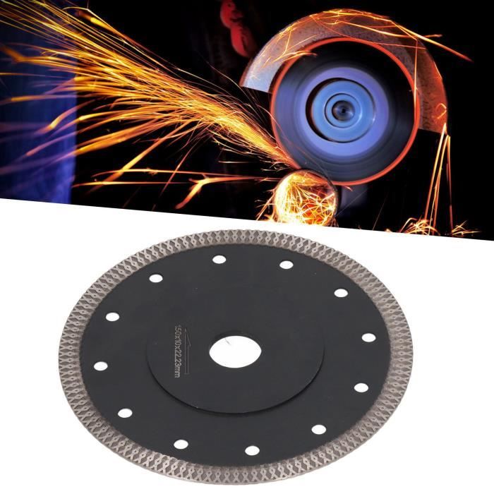 Lame de scie circulaire diamantée EJ.LIFE avec meuleuse d'angle à bride ...