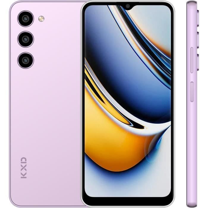 KXD A09 Téléphone Portable 8Go+128Go/ TF 256Go,Octa Core,Écran 6.56 HD+ ...