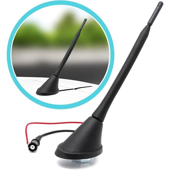 Raku 2 II Antenne de Toit pour Voiture avec Socle et amplificateur ...