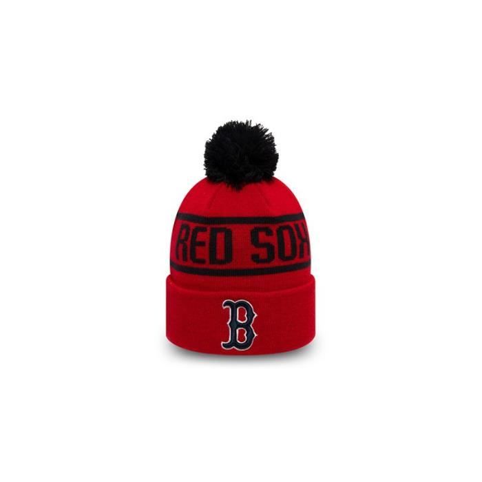 Bonnet MLB Boston Red Sox New Era Bobble Rouge aille unique Multicolor ...