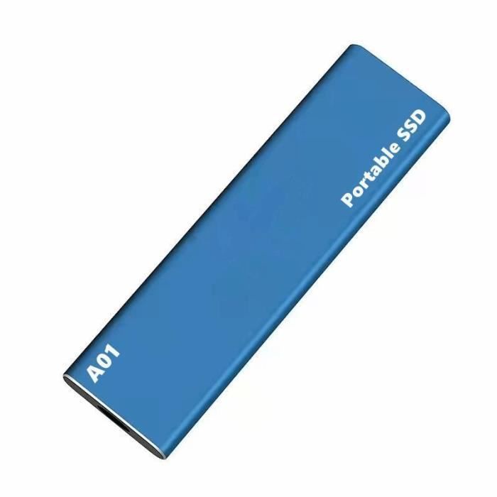 OEMG 1TO SSD Disque Dur Mobile Haute Vitesse Bleu Disque Dur Externe ...