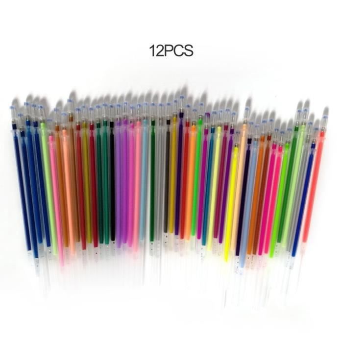 Le stylo fluorescent coloré lisse de stylo de gel de 1.0mm remplit le ...