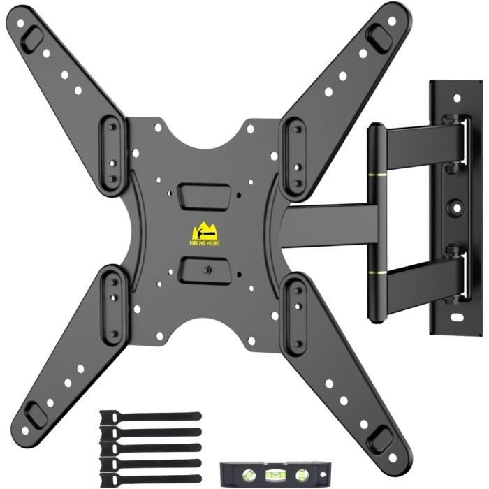 Nornward Support Mural Tv 26-55 Pouces, Fixation Murale Tv Support Tv Orientable Et Inclinable ...