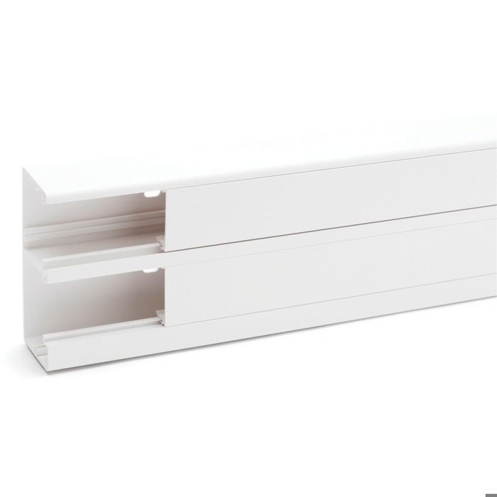 Goulotte d’appareillage CLIDI L 2m blanc 130x55mm - OBO BETTERMANN ...
