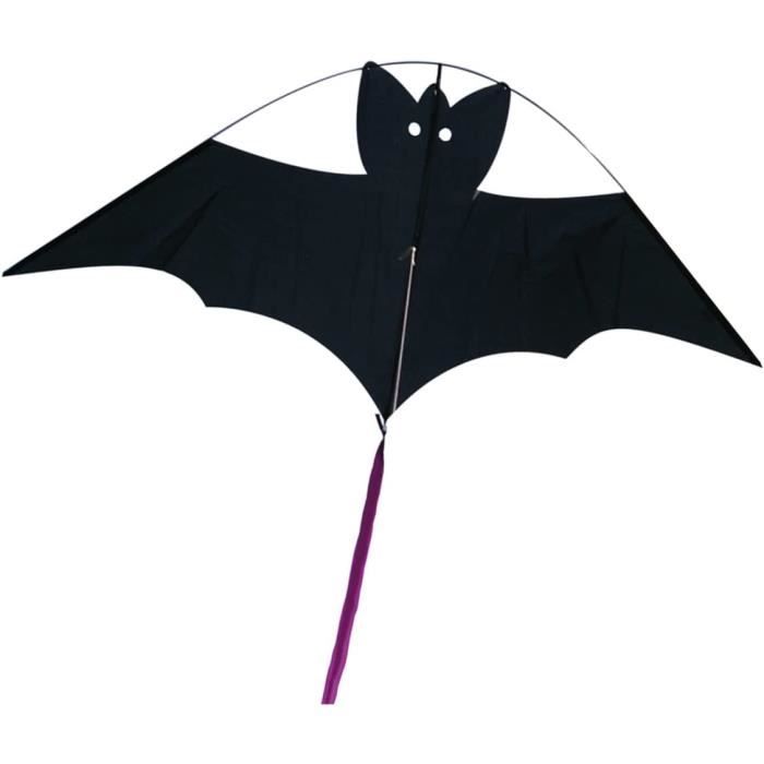 Cerf-Volant Chauve-Souris - SSS - Little Bat Black - Pour Enfants à partir de 3 Ans - 63 x 30cm ...