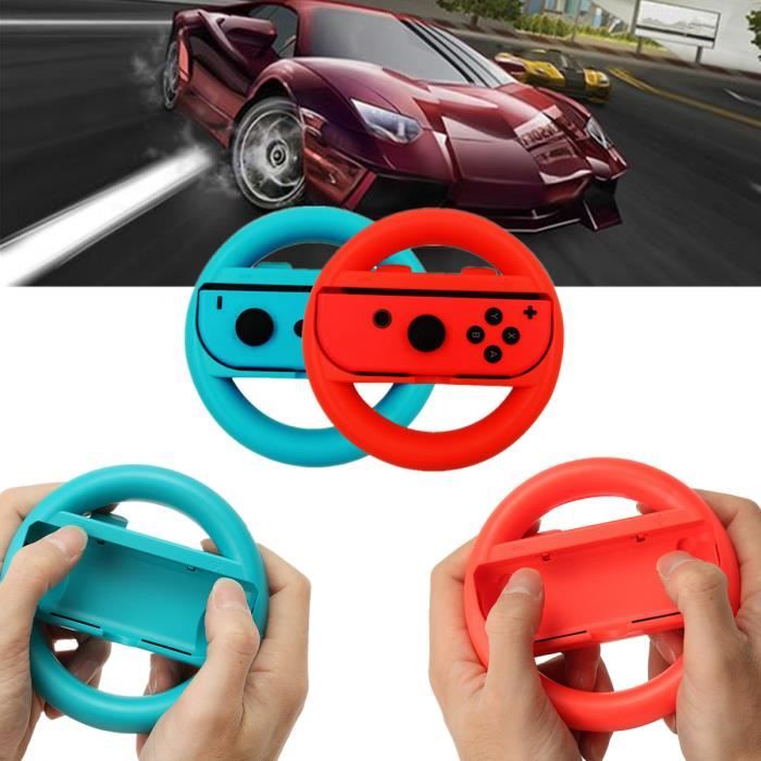 Paire Volants de Course pour Nintendo Switch Joy-Con Contrôleur Manette ...